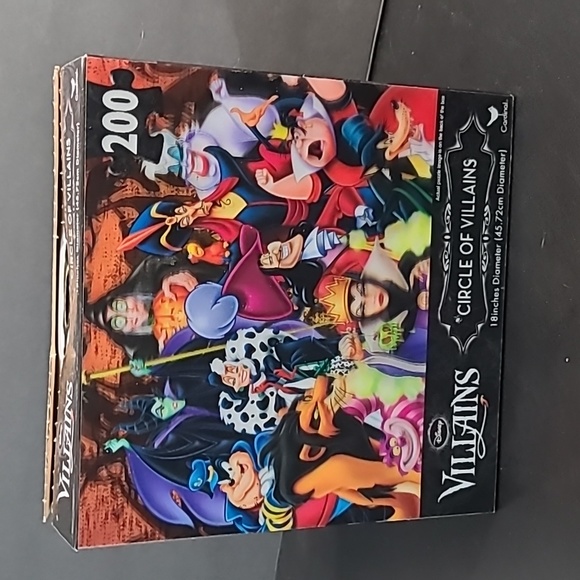 Disney | Toys | Disney Villains Circle Puzzle | Poshmark